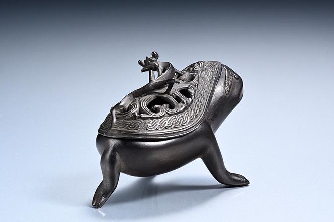 【清課堂】三足の蛙 銅・香炉 261009_B-AD04（京都府京都市） | ふるさと納税サイト「ふるさとプレミアム」