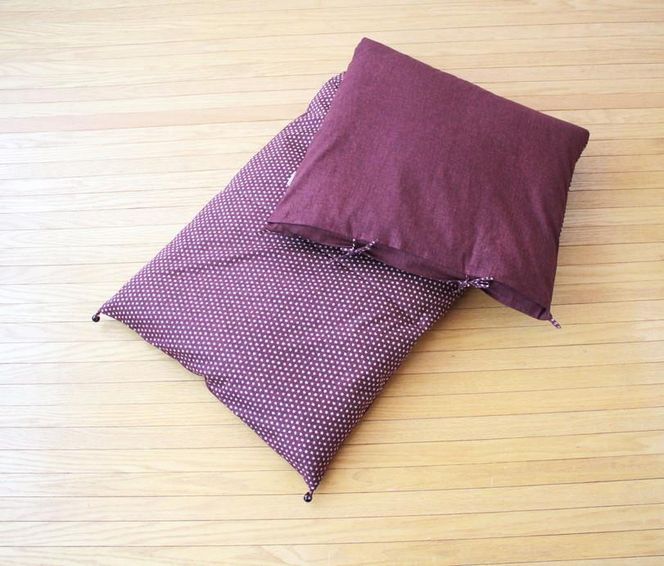 洛中高岡屋 】うたた寝にちょうどいい寛ぎのアイテム カバータイプごろ寝敷きふとん（パープル系） 261009_B-BZ66（京都府京都市） | ふるさと納税サイト「ふるさとプレミアム」