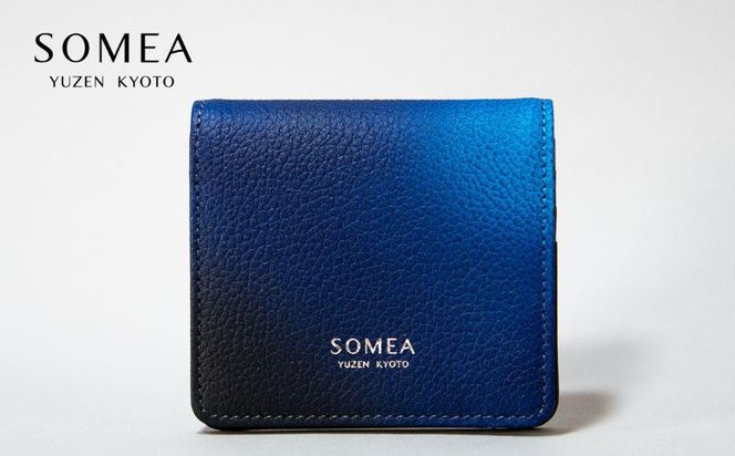 【池内友禅】SOMEA brume バイフォールドウォレット（タンゴブルー） 261009_B-CA118（京都府京都市） | ふるさと納税サイト「ふるさとプレミアム」