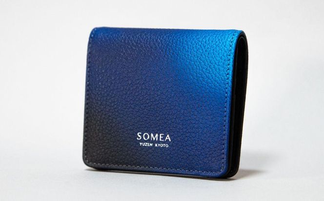 【池内友禅】SOMEA brume バイフォールドウォレット（タンゴブルー） 261009_B-CA118（京都府京都市） | ふるさと納税サイト「ふるさとプレミアム」