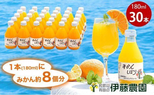604.伊藤農園 100％ピュアジュース みかんしぼり30本セット(A604-2)（和歌山県有田市） | ふるさと納税サイト「ふるさとプレミアム」
