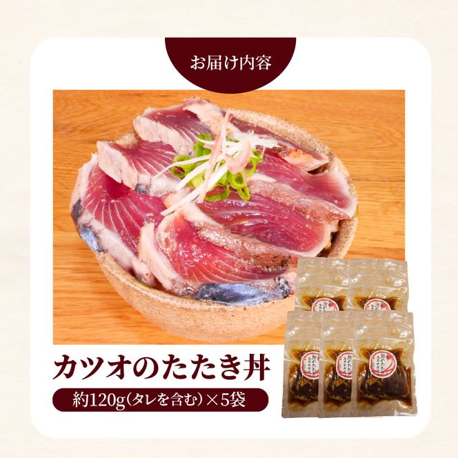 カツオのたたき丼 5食セット N019-YA0449（宮崎県延岡市） | ふるさと納税サイト「ふるさとプレミアム」