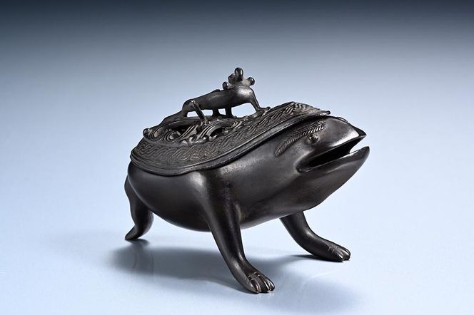 【清課堂】三足の蛙 銅・香炉 261009_B-AD04（京都府京都市） | ふるさと納税サイト「ふるさとプレミアム」