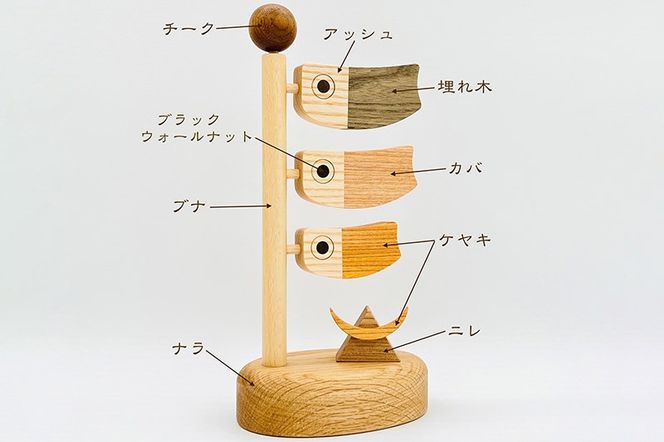 木のこいのぼり＜あきた芸術村 森林工芸館＞|02_wrb-010101（秋田県仙北市） | ふるさと納税サイト「ふるさとプレミアム」